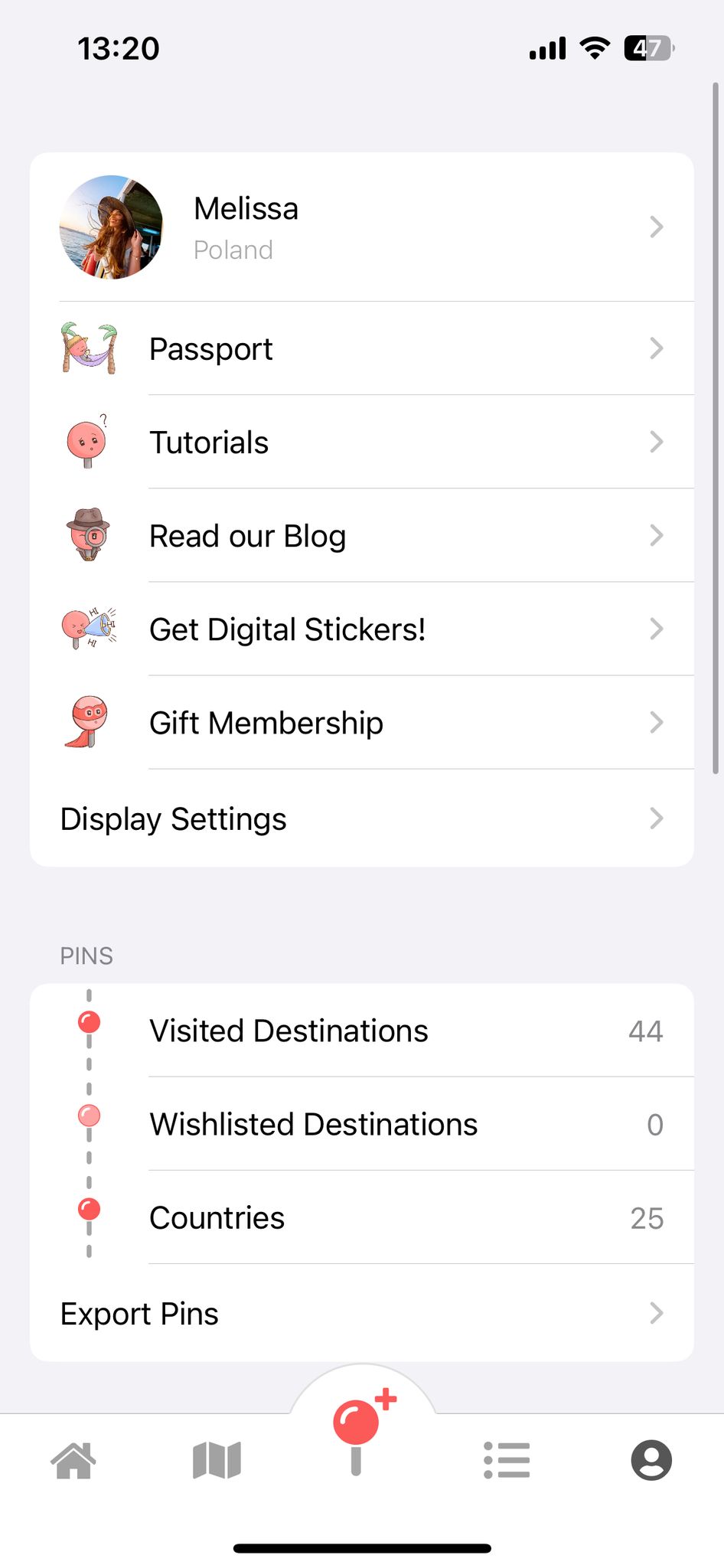 Pin Traveler | Travel Map App for iOS & Android